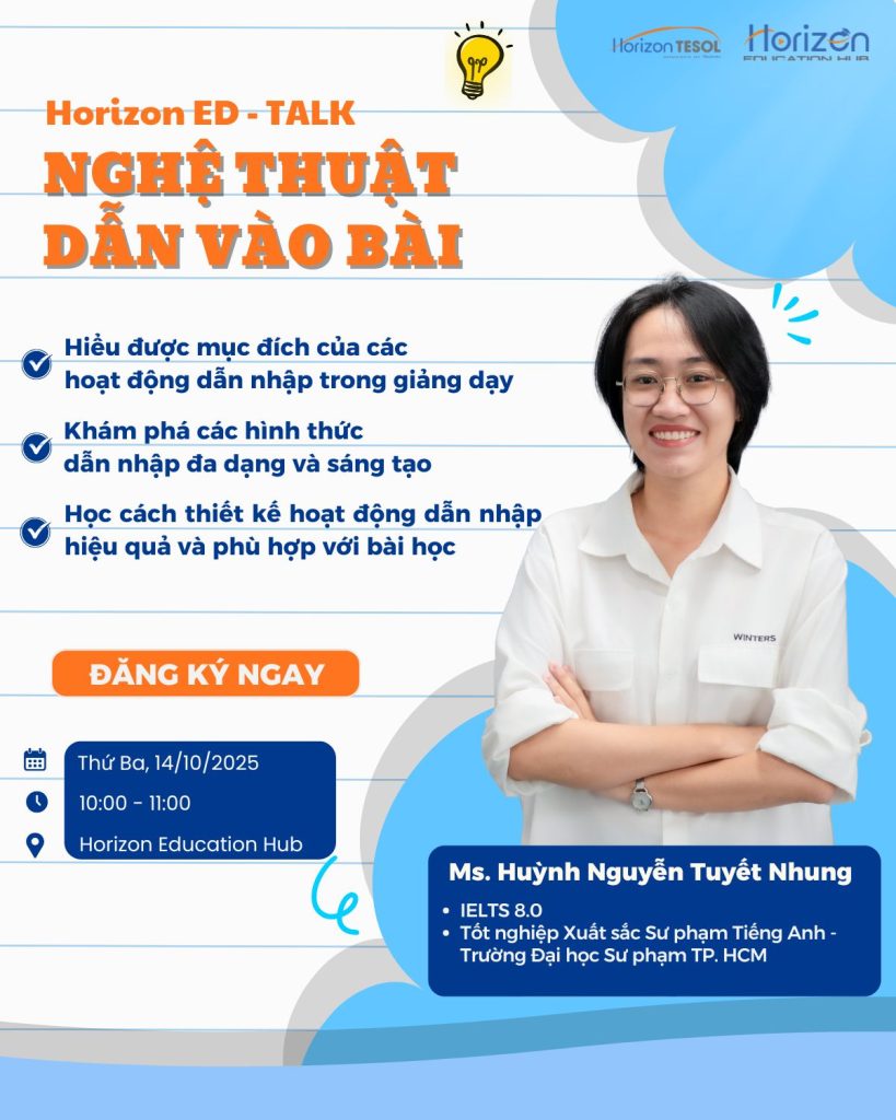 Khóa học TESOL Diploma 120 giờ tại Horizon TESOL